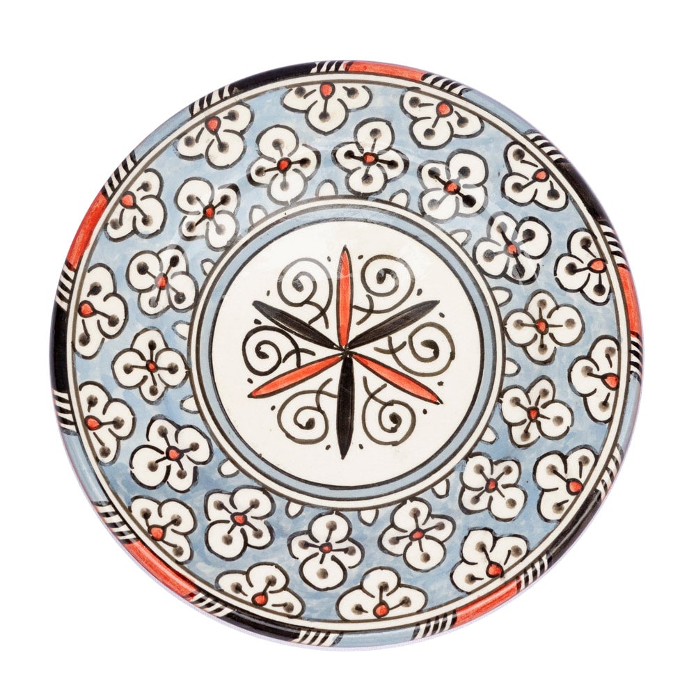 Skye Flora Plate | Red Ramia Trading